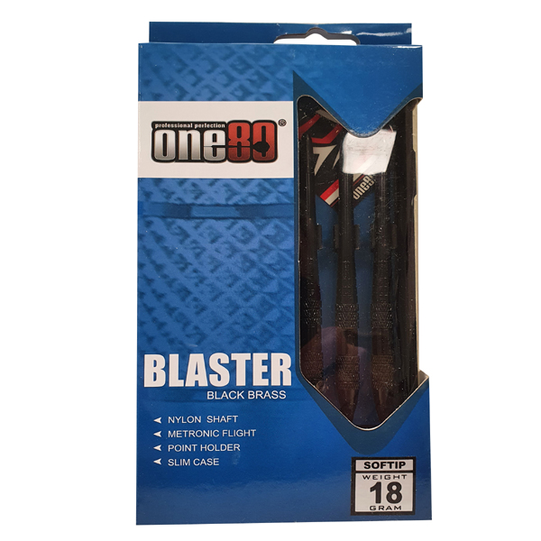 One80 Blaster Black Brass - Dartshop Madhouse